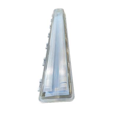 China Hazardous 100lm/w Explosion Proof Led Linear Light Lamp IP66 Industrial With 2 Tubes for sale