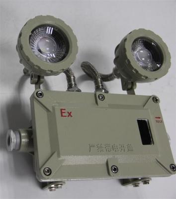 China Flameproof Emergency Light IP66 LED Double Head 2x3W 260x220x70mm ATEX Certified for Hazardous Areas for sale
