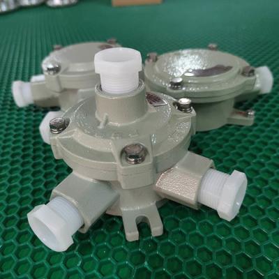 China Class 1 Division 1 Flameproof Junction Box IP65 Aluminum Alloy 20A Rated Current AC380V Hazardous Location for sale