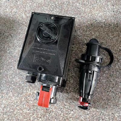 China 63 Amp 400V 3 Phase Explosion Proof Plug and Socket - IP66 IICT6 Corrosion Resistant Industrial Electrical Connector for sale