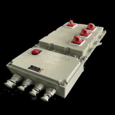 China Explosion Proof Wall Mounted Control Panel AC220V/380V IP66 Flameproof Box for sale