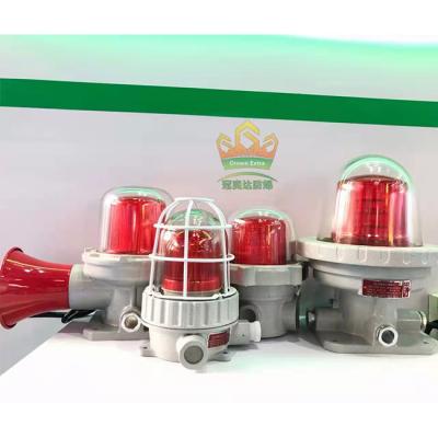 China ATEX IP66 Explosion Proof Audible Visual Alarm with 120dB Sound Output and 150 Flash/Min Frequency for sale