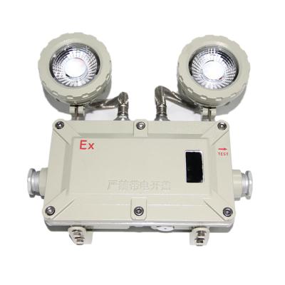 China ATEX Certified 2x5W LED Emergency Light 220VAC 50Hz Wall Mounted for Hazardous Area Zone 1 2 21 22 for sale