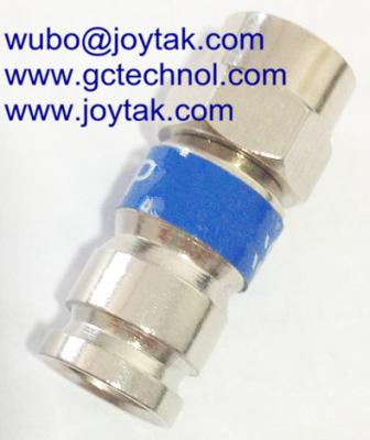 China F compression connector PCT TRS 6L with O-Ring RG6 Coaxial Cable for sale