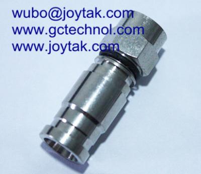 China F Compression Connector F Male conenctor For RG6 Coax Cable Satellite TV connector for sale