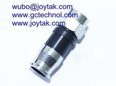China F Compression Connector coaxial F connector For RG6 Coax Cable in Television for sale