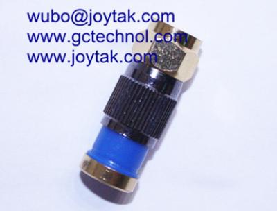 China F Compression Connector coaxial compression connector for RG6 coax cable for sale