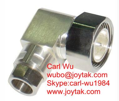 China DIN 7/16 male connector right angle clamp type for 1/2