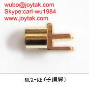 China High quality gold plated MCX jack streight PCB mount type coaxial connector MCX-KEL for sale