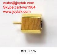 China High quality gold plated MCX jack streight PCB mount type coaxial connector MCX-KEF-B for sale