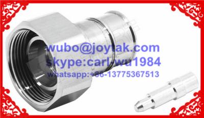 China 4.3-10 connector male straight for 1/2 superflex cable solder type european type Tri-alloy body PIM ≤-160dBC for sale