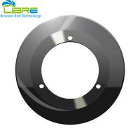 China Solid Carbide Round Disc Cardboard Paper Slitting Blades 240mm OD Replacement Shear Blades for sale