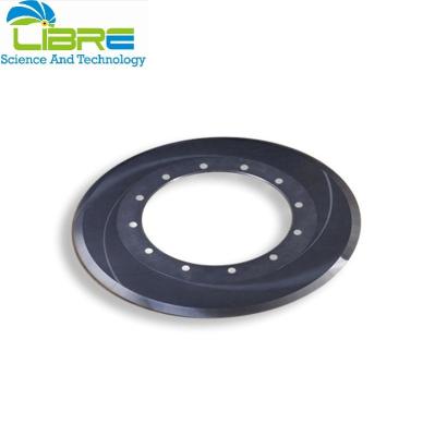 China Mirror Finished Rotary Razor Slitter Knives for Isowa 260mm OD Paperboard Slitting for sale