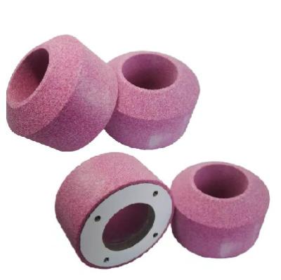 China Chrome Corundum Grinding Wheel 170x115x90mm for Tobacco Leaf Cutting Blade Sharpening KTH KT2 for sale