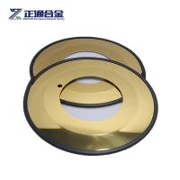 China Tungsten Carbide Cardboard Cutting Blades 200-400mm Utility Circular Knife 1.2mm Thickness for sale