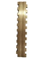China Manganese Brass Band Slat Chain Links for SD5 Tobacco Cutter 2 Sets Upper Lower Conveyor for sale