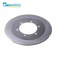 China OD230mm Fosber Machine Tungsten Carbide Razor Blades 1.1mm Thickness for Corrugated Cardboard Cutting for sale