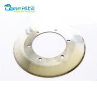 China OD230mm Fosber Machine Tungsten Carbide Razor Blades 1.1mm Thickness for Corrugated Cardboard Cutting for sale