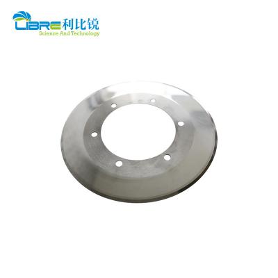 China 1.1mm Cardboard Cutting Blades for Fosber Twin 200 Corrugated Slitter - 230mm OD with 6 Position Holes for sale