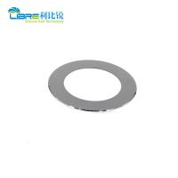 China Tungsten Carbide Circular Knife Blade HRA92.5 for Lithium Battery Pole Pieces Cutting 100mm OD for sale