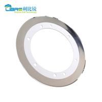 China OD 260mm Carbide Razor Slitter Blade for Marquip Corrugated Cardboard Cutting Mirror Finished for sale