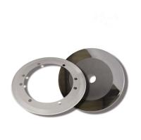 China Mirror Finished Rotary Razor Slitter Knives for Isowa 260mm OD Paperboard Slitting for sale