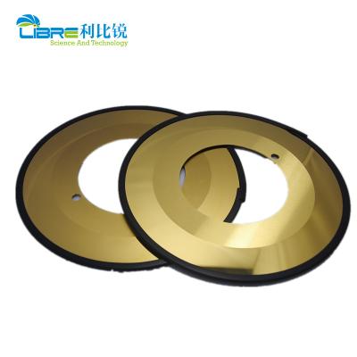 China Titanium Plating Tungsten Carbide Razor Slitters for Agnati Scorer 220mm OD 115mm ID for sale