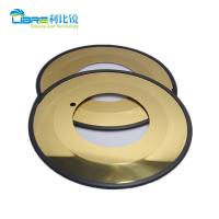 China Titanium Plating Tungsten Carbide Razor Slitters for Agnati Scorer 220mm OD 115mm ID for sale