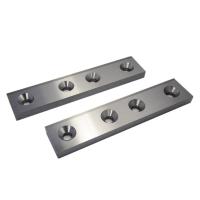 China Tungsten Carbide Hydraulic Guillotine Shearing Blade for Carbon Steel Sheet Metal Slitting - 100% Raw Material with Heat Treatment for sale