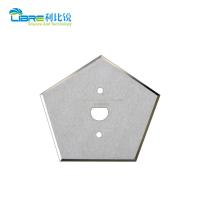 China Tungsten Carbide 0.53mm Pentagonal Knife Industrial Slitter Blades 66.9x10.35mm for Cement Bag Making for sale