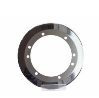 China Hardmetal SKD11 H13 Round Cutting Slitter Razor Blades 220mm OD for Cardboard Paper PP Plastic for sale