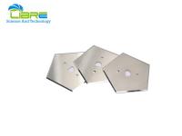 China Pentagon Carbide Slitter Knives 66.9x10.35mm with 5 Cutting Edges for Cement Woven Fabric and Packaging for sale