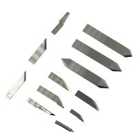 China Z16 Cemented Carbide Oscillating Knife 25×5.64×0.63mm for Zund Paper Box Carton Cutting with 7.4mm Depth for sale