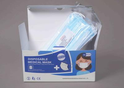 China Anti Pollution Disposable Medical Mask / Tie On Surgical Mask Non Irritating for sale