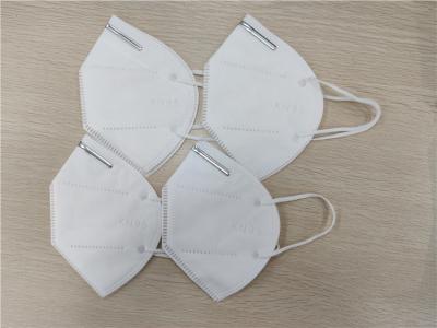China Adjustale KN95 Respirator Disposable Earloop Mask Folding Disposable Mouth Cover 10*15cm Size for sale