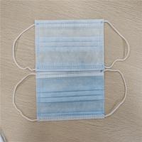 China Latex Free Material 3 Ply Non Woven Mask , Disposable Pollution Mask Antiviral for sale
