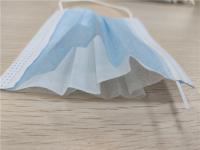 China Latex Free Material 3 Ply Non Woven Mask , Disposable Pollution Mask Antiviral for sale