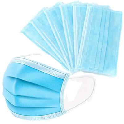 China Isolation 3 Ply Disposable Respirator Mask Protective Blocking Droplets FDA CE for sale