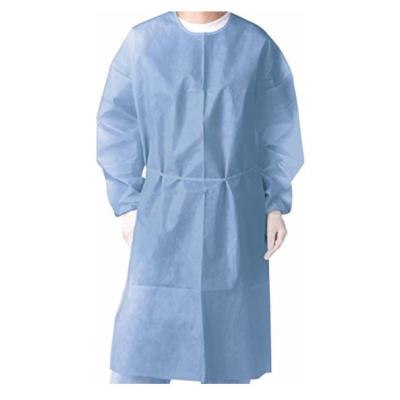 China Waterproof Disposable Isolation Gowns Infection Control Medical Clothing for sale
