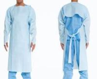 China Polypropylene Blue Disposable Operating Gowns Medical Accessories S-5XL for sale