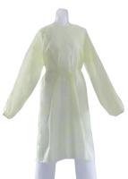 China Standard Size Disposable Hospital Theatre Gowns Tie On Neck And Waist for sale