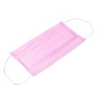 China Soft Texture Pink Disposable Dust Masks General Size 17.5 * 9.5cm for sale