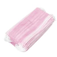 China Soft Texture Pink Disposable Dust Masks General Size 17.5 * 9.5cm for sale