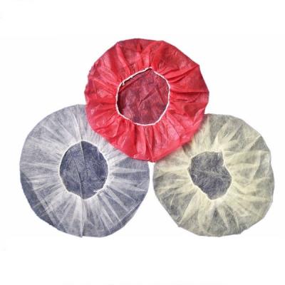 China SBPP Non Woven Disposable Head Cap Dust Proof Latex Free 10 - 60 GSM for sale