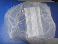China Soft Medical Disposable Head Cap Hood Astronaut Caps PP Non Woven Material for sale