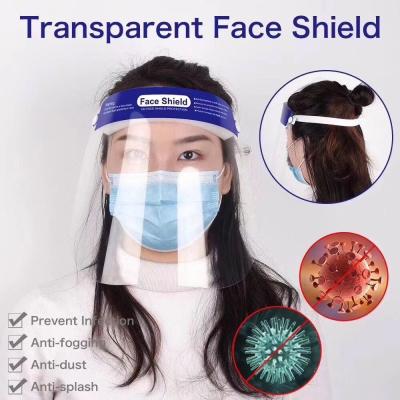 China Protection Anti-Fog Transparent PET prevention clear full face plastic Facial protection for sale