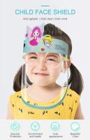 China Transparent Protective Kids Child Safety Visor Face Facial Wear Glasses Clear kids face sheild Faceshield with Glasses for sale