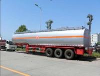 China 3 Axle Fuel Tanker Semi Trailer Semitruck 40ton for sale