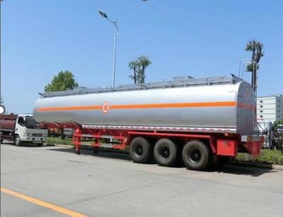 China 3 Axle Fuel Tanker Semi Trailer Semitruck 40ton for sale