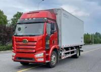 China 7 Litres Small Diesel Refrigerated Delivery Trucks Van 10Ton for sale
